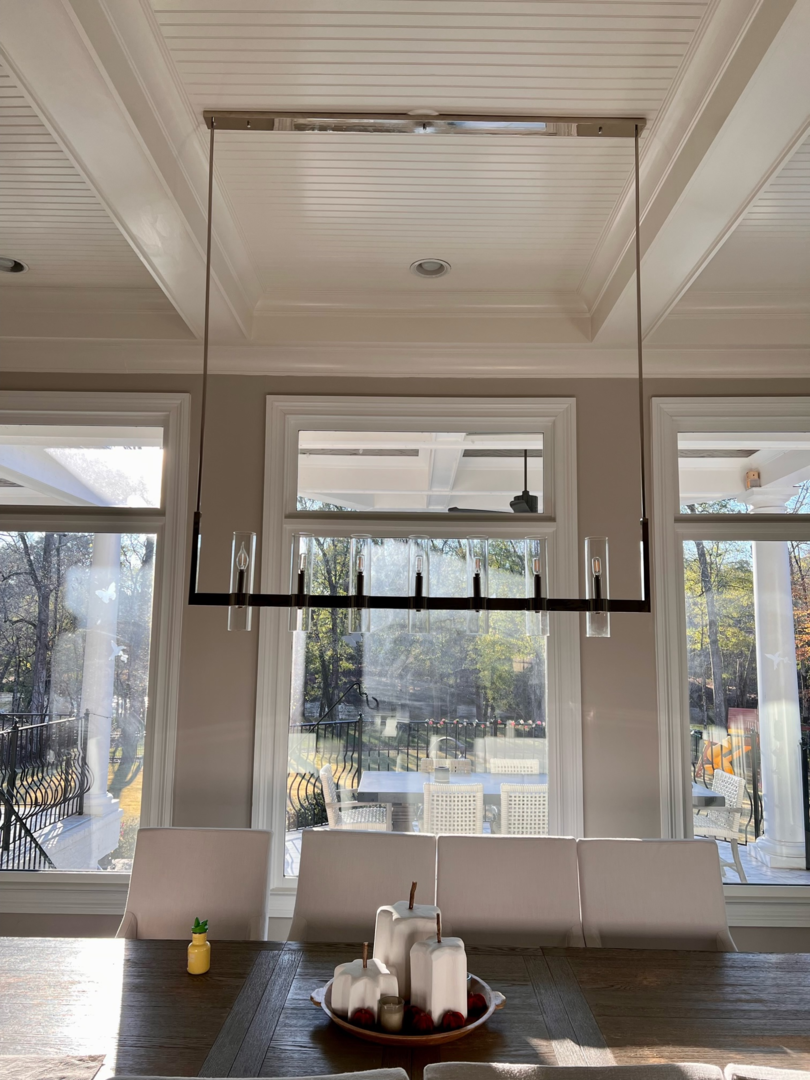 Ravelle Linear Chandelier 71" Modern Dining Room Lighting – Sunrlighting